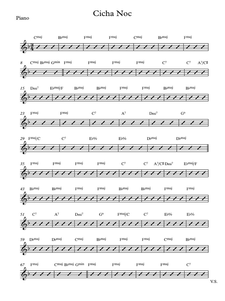 Cicha Noc - Parts | PDF