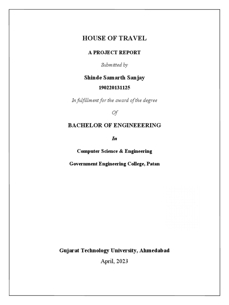 Report Sample 1 | PDF