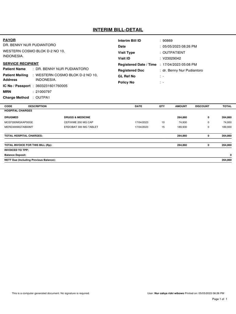 21000797-2023-05-05-Interim Bill (DETAIL) PDF | PDF