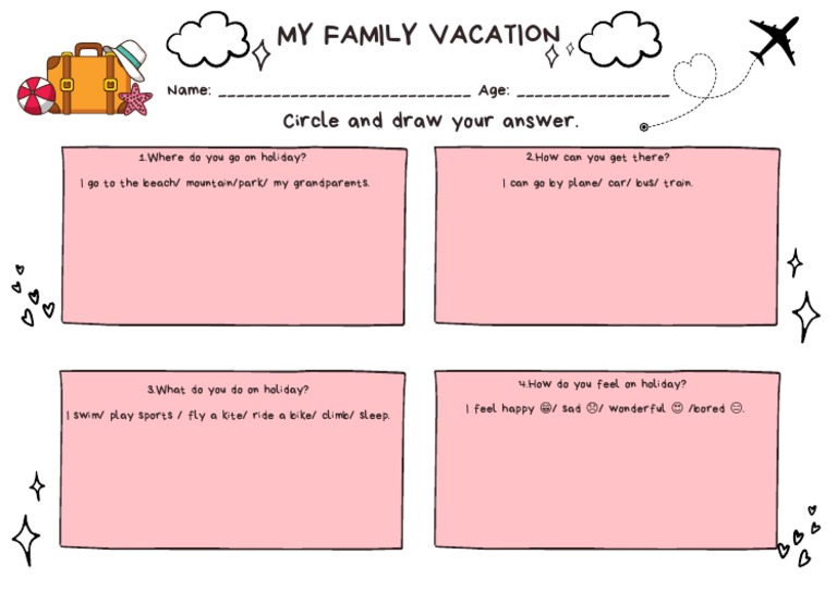 My Family Vacation | PDF