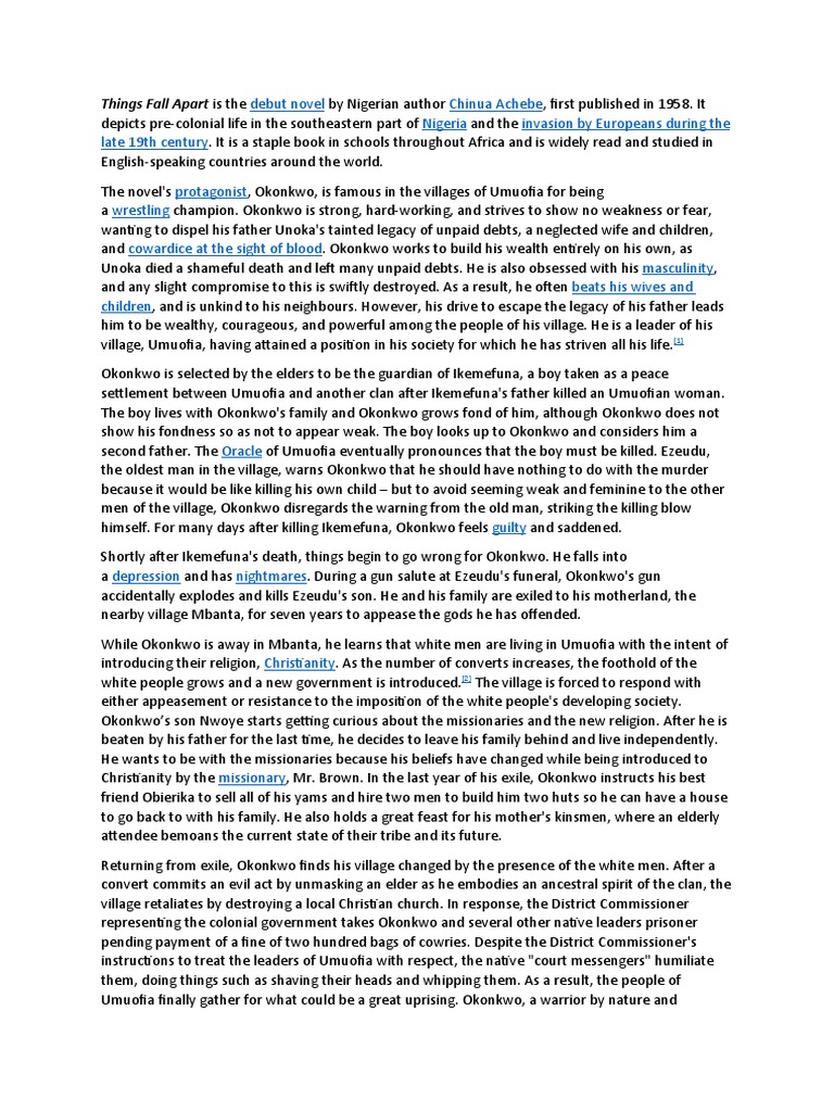 Things Fall Apart | PDF