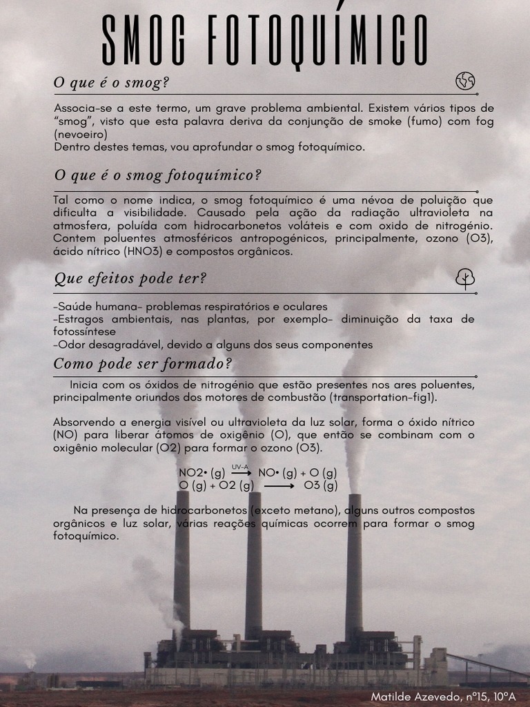 smog fotoquímico | PDF
