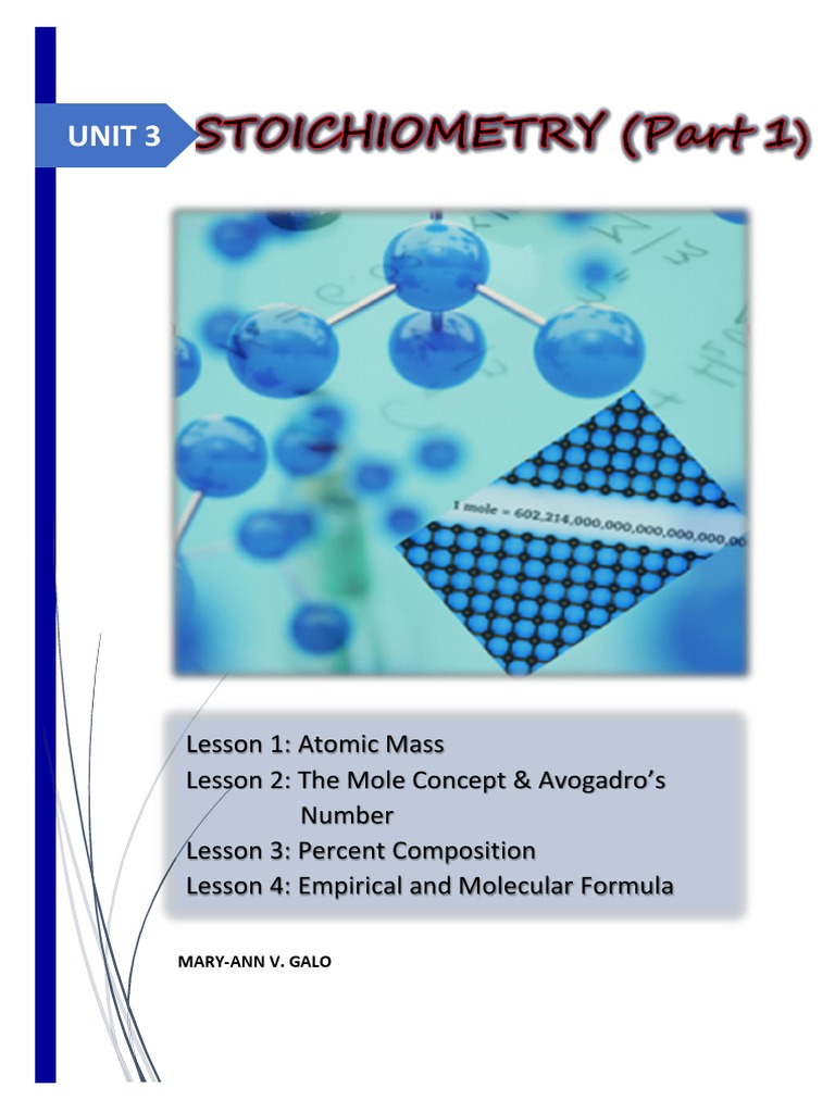LM - Stoichiometry Part 1 PDF | PDF | Science & Mathematics ...
