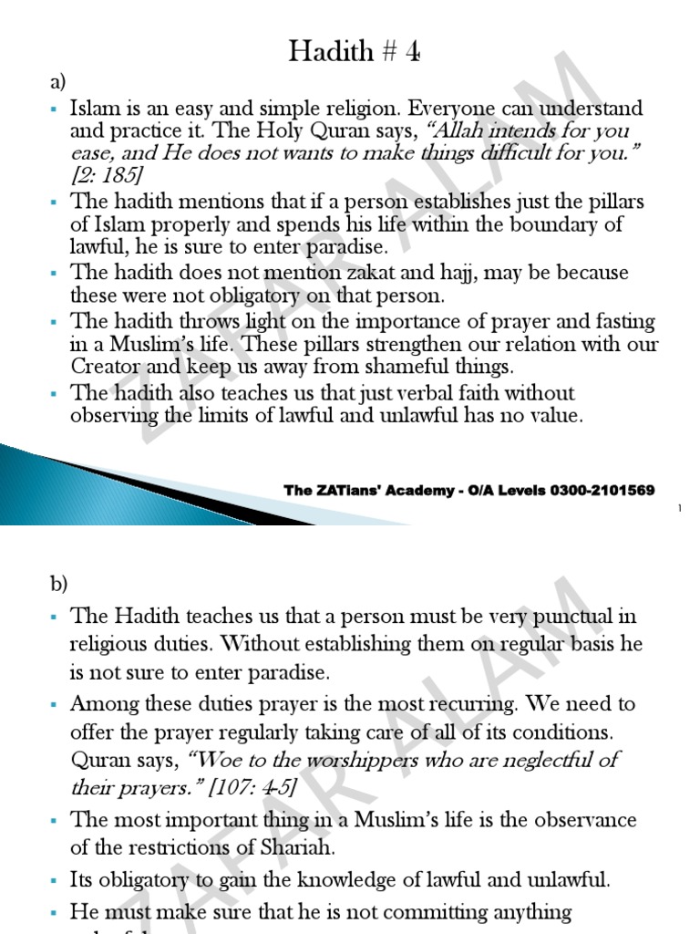 Hadith 4-10 PDF | Download Free PDF | Hadith | Jihad