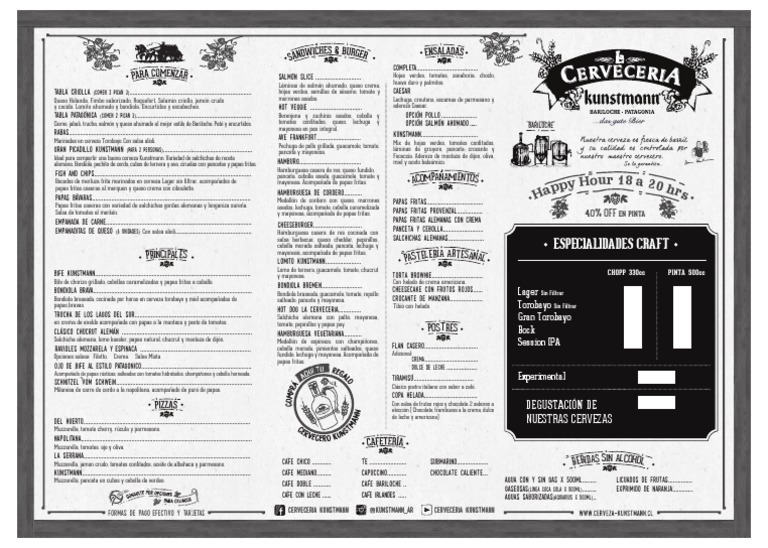 Kunstmann Carta 2021 PDF | PDF | Hamburguesas | Salchicha