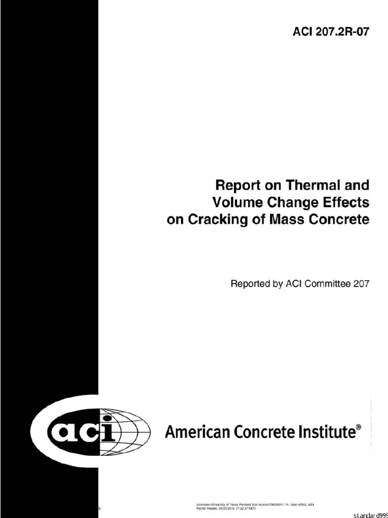 Aci207 2R-07 PDF | PDF
