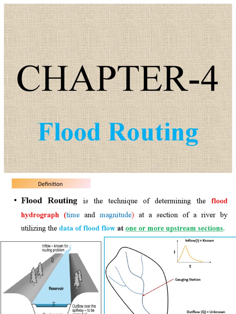 Part - 4 & 5 Floud Routing and Rerservoir Capacity Determination | PDF