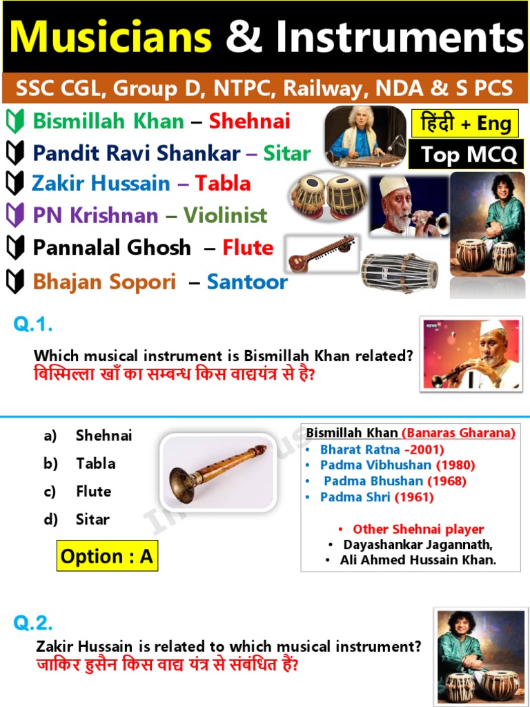 Musical Instrument And Musician Part 2 Pdf Pdf