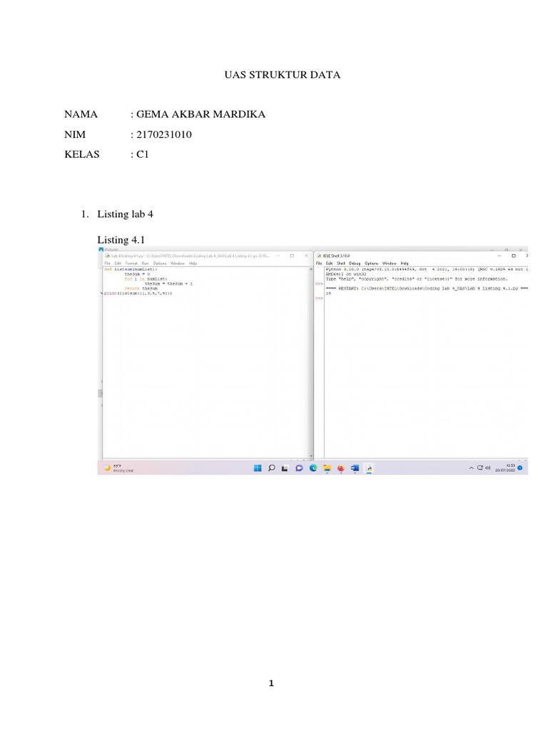 Struktur Data: Rekursi dan Tree | PDF