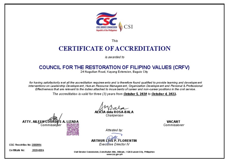 ALDI CSC Cert PDF | PDF