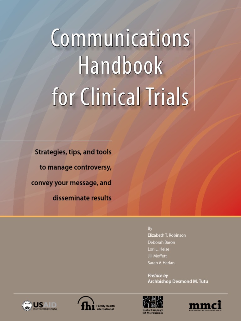 Communications Handbook For Clinical Trials PDF | PDF
