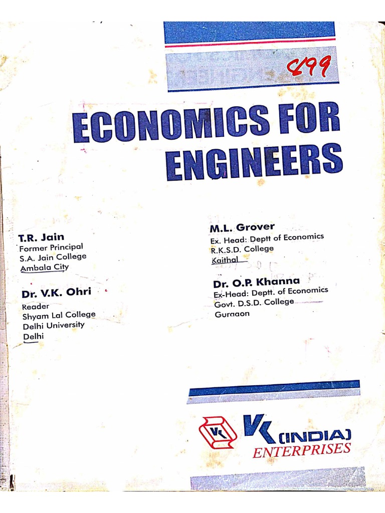 Economics For Engineers 1 | PDF