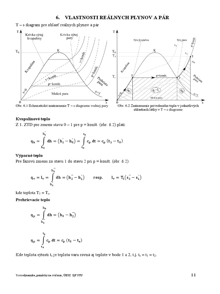 06 - Vlastnosti Realnych Plynov A Par | PDF
