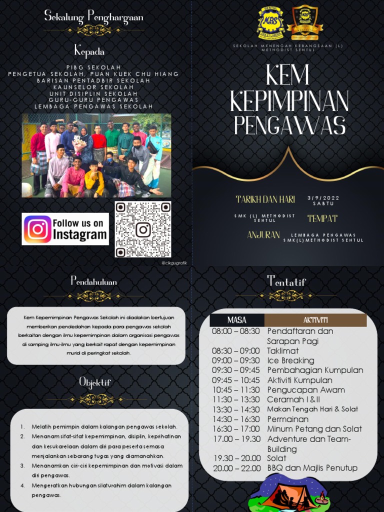 Kem Kepimpinan Pengawas - Buku Program PDF | PDF
