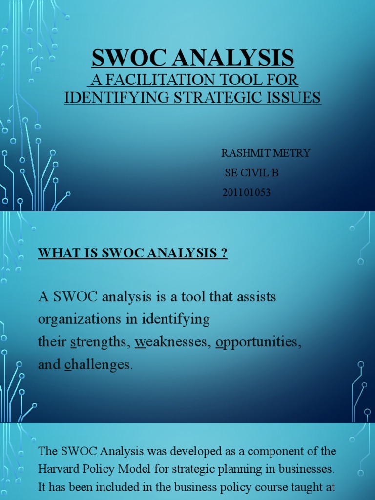 Swoc Analysis | PDF