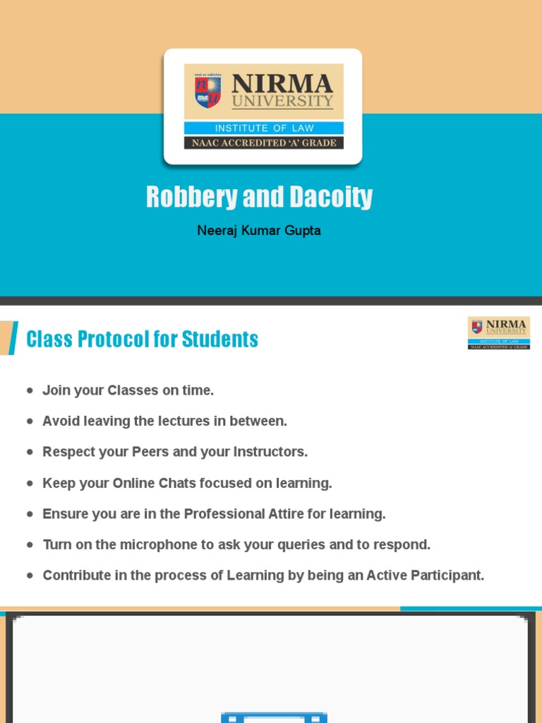 Robbery and Dacoity | PDF | Robbery | Theft