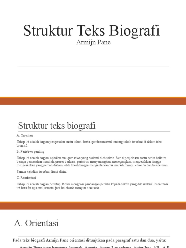 Struktur Teks Biografi.pptx | PDF