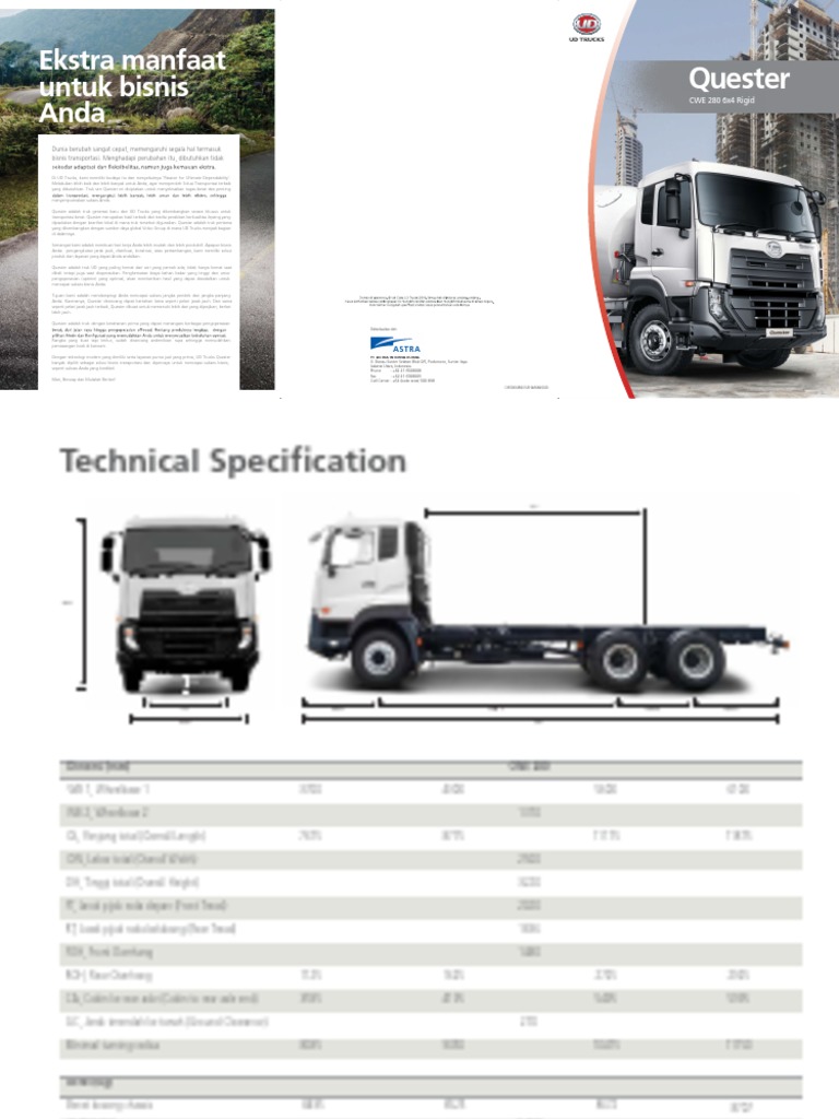 Brosur - Quester CWE 280 6x4R PDF | PDF