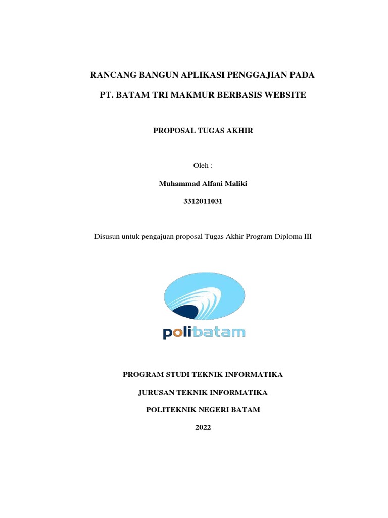 Rancang Bangun Aplikasi Penggajian Pada PDF | PDF | Bisnis | Komputer