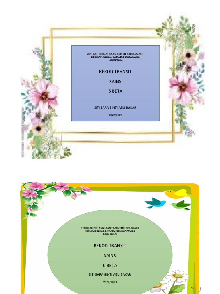 Cover Rekod Transit | PDF