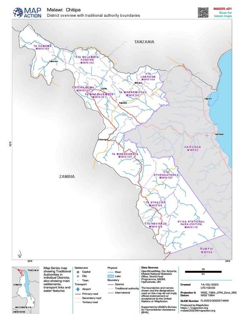 Chitipa District Map Overview | PDF
