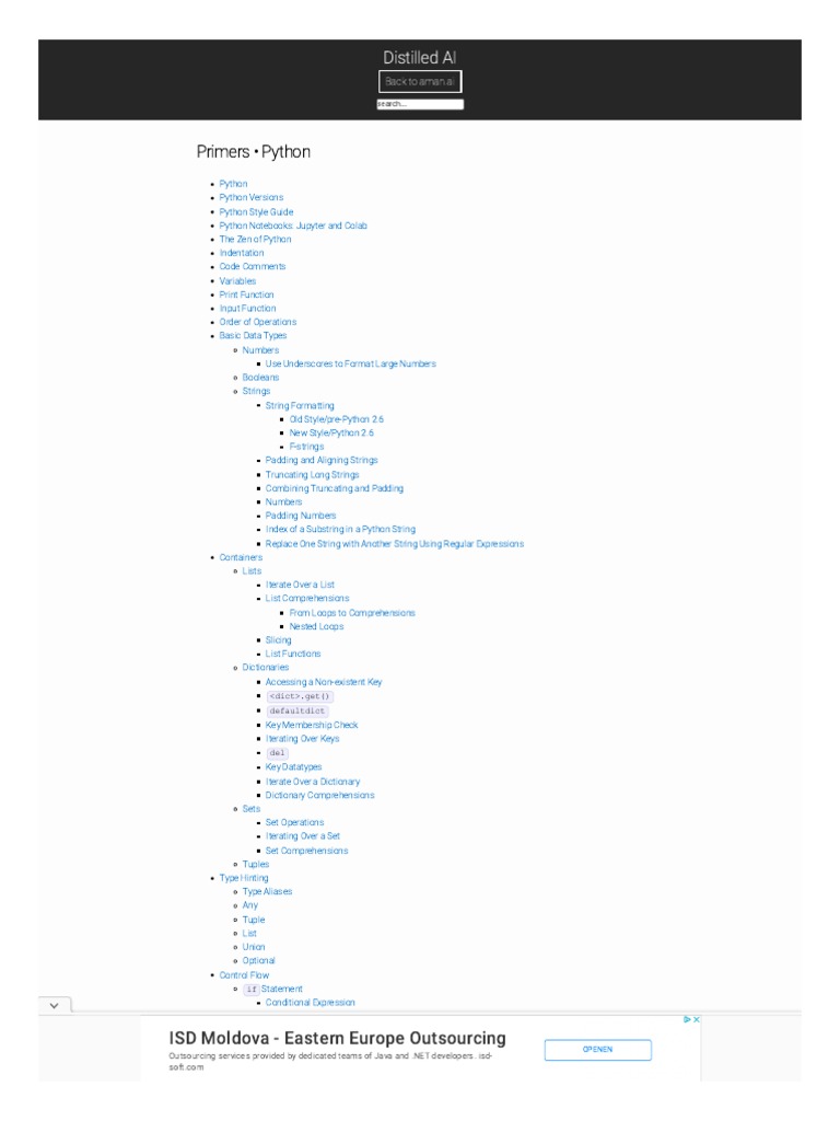 Aman Ai Primers Python | PDF