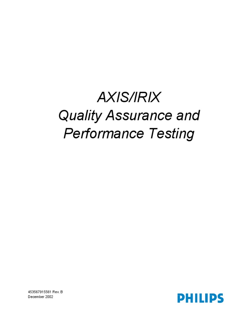 AXIS - IRIX - QA - Perf - Testing | PDF | Science & Mathematics | Computers