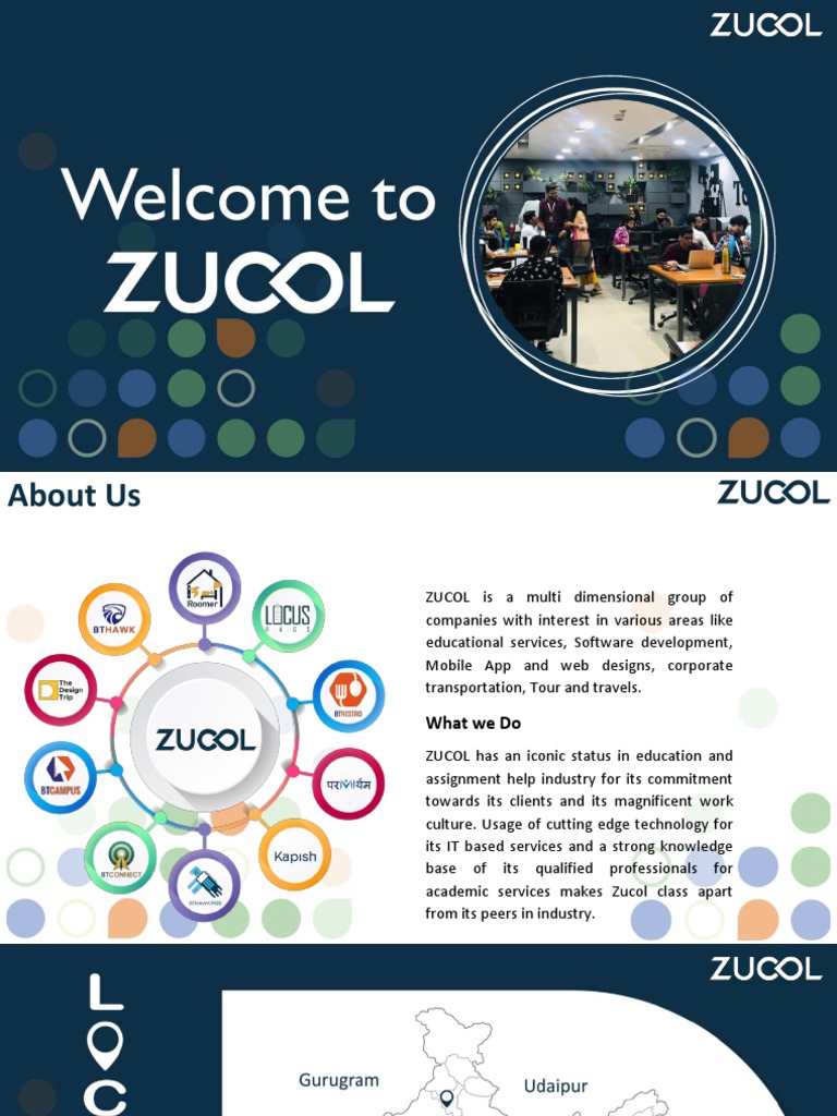 ZUCOL: Diverse Services & Global Reach | PDF | Privacy | Business