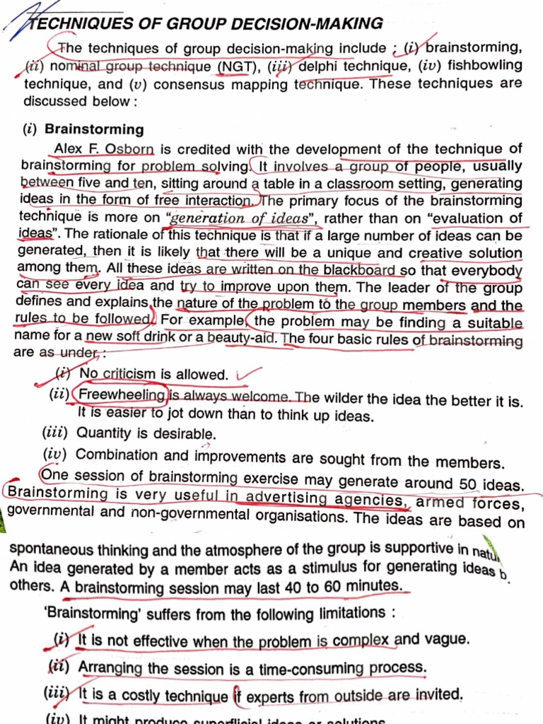 Group Decision Making PDF | PDF