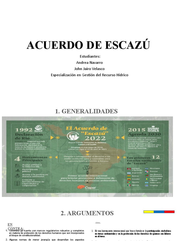 Acuerdo de Escazú. VF | PDF