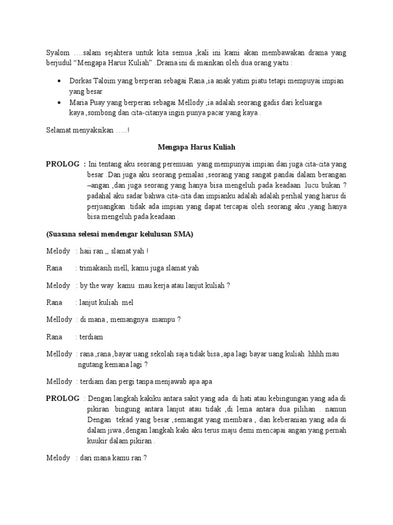 tugas drama ipa story teeling.docx | PDF