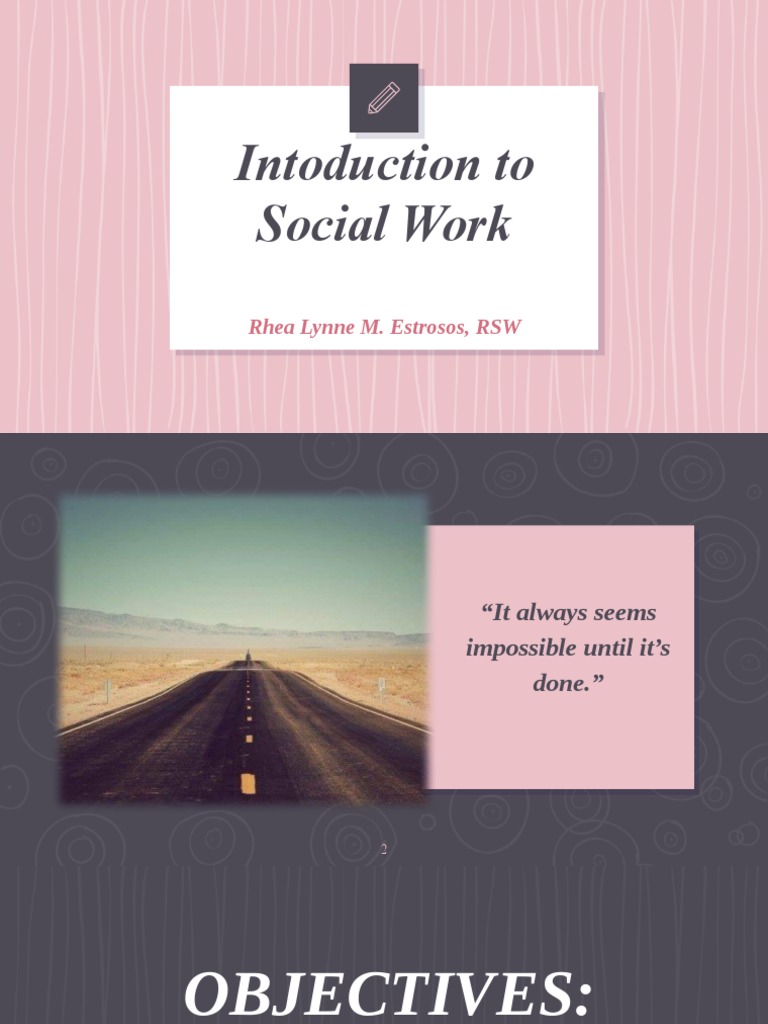 Intro To Social Work 4 Days | PDF