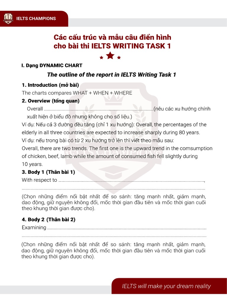 IELTS Writing Task 1 Guide | PDF | Language Arts & Discipline