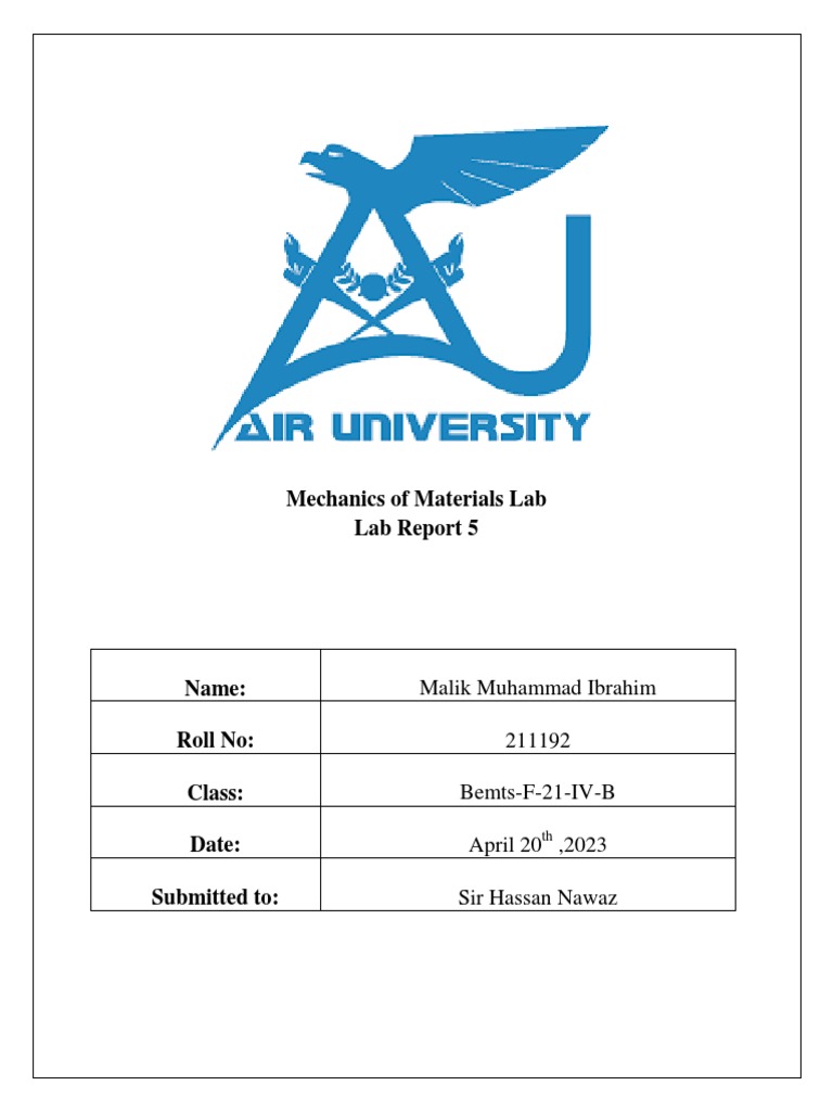 Experiment 13 Euler's Buckling | PDF