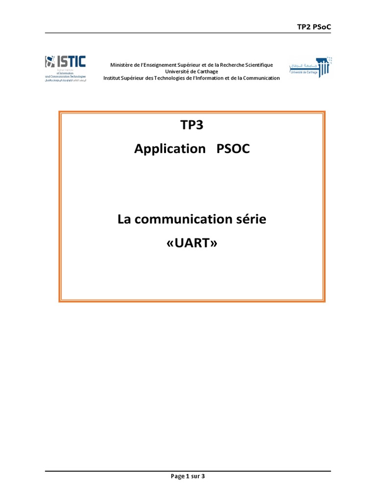 TP3 PSoC1 PDF | PDF | Affaires
