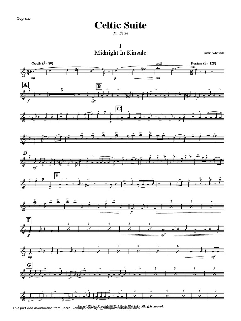 Gavin Whitlock - Celtic Suite (s).pdf | PDF | Intellectual Works ...