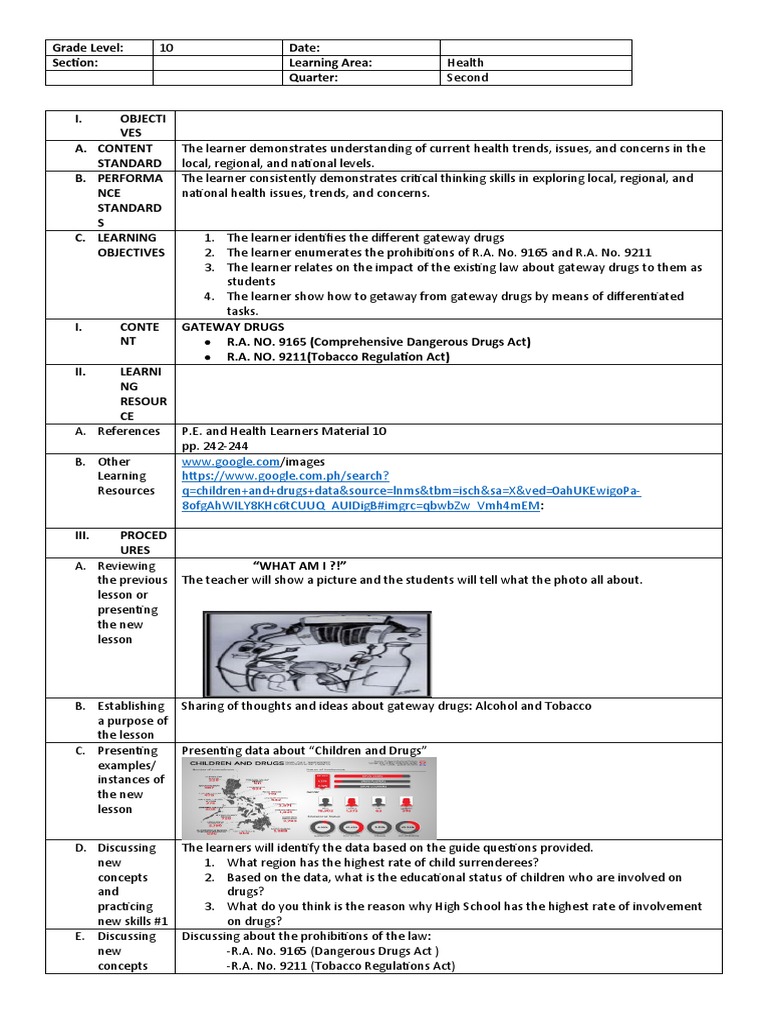 DLL ON Gateway Drugs | PDF | Self-Improvement