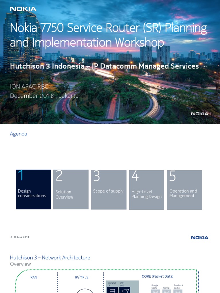 Nokia 7750SR Planning Implementation Workshop PDF | PDF