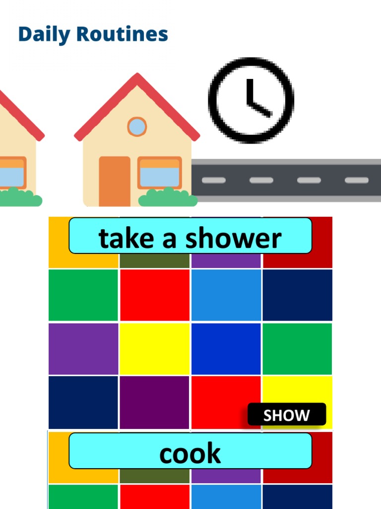 Daily-Routines-Hidden-Picture-PPT | PDF