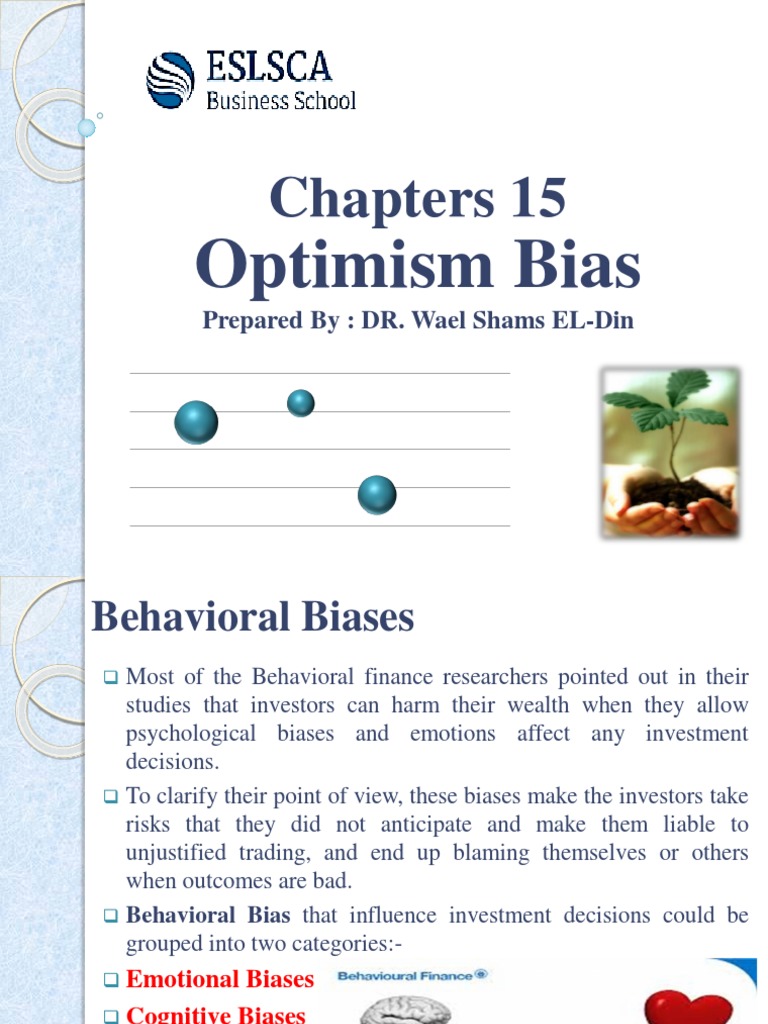Chapter 15 - Optimism Bias PDF | PDF