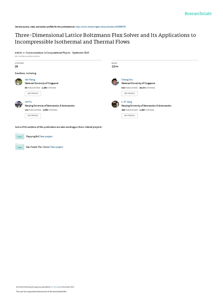 Three Dimensional Lattice Boltzmann Flux Solver And Its Applications To Incompressible