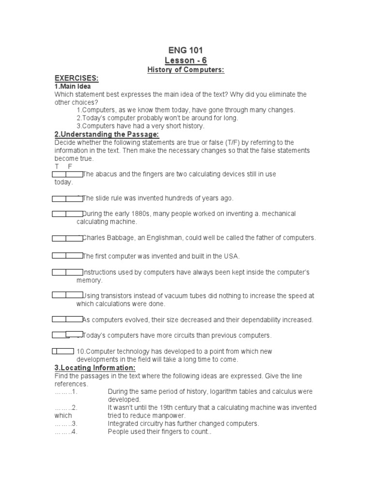 Lesson06 PDF | Download Free PDF | Computing | Physical Sciences
