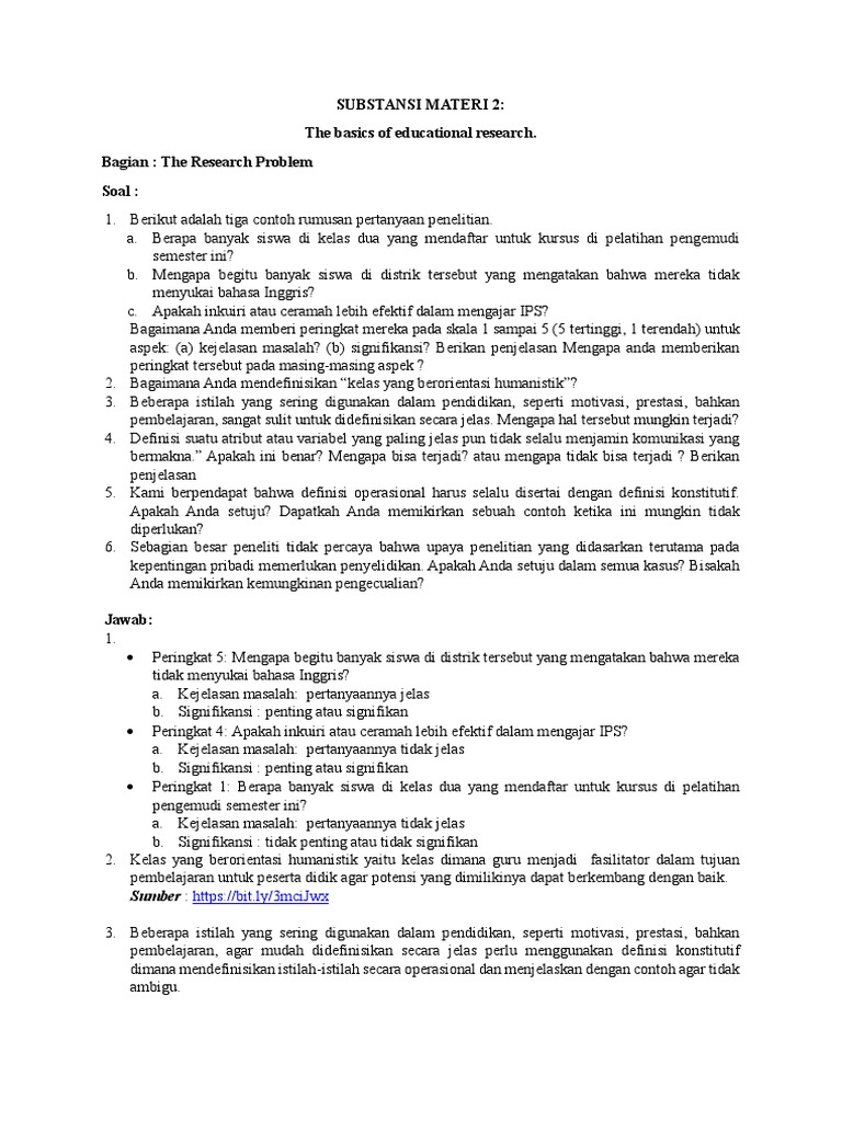 Substansi Materi 2 | PDF