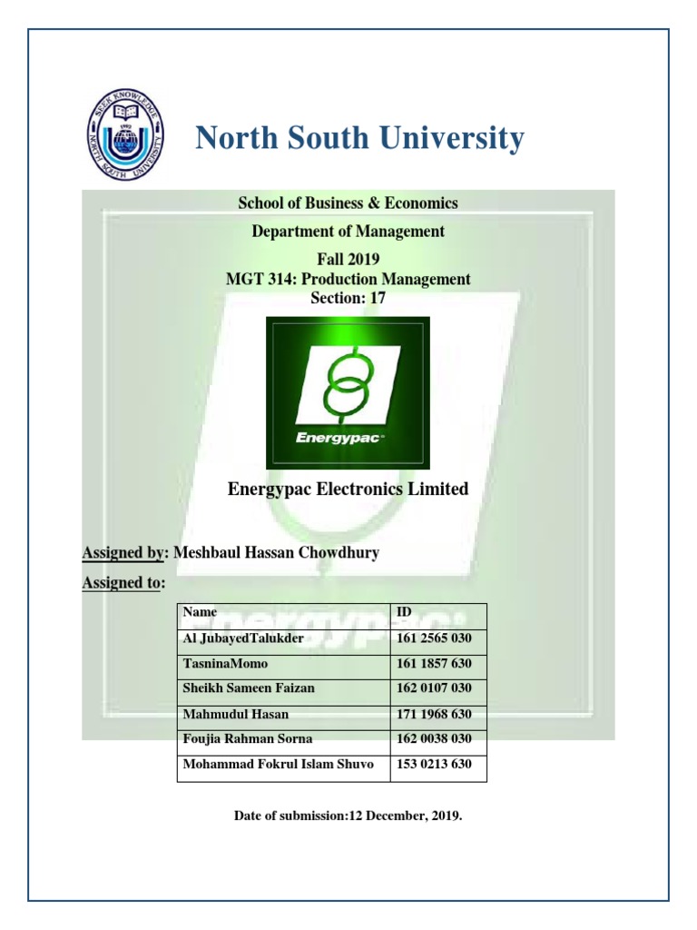 Final-MGT-314 Project | PDF