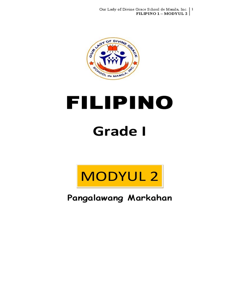Filipino 1 Modyul 2 | PDF