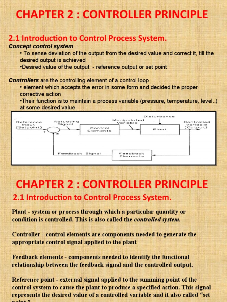 Chapter 2 Controller Principle | PDF