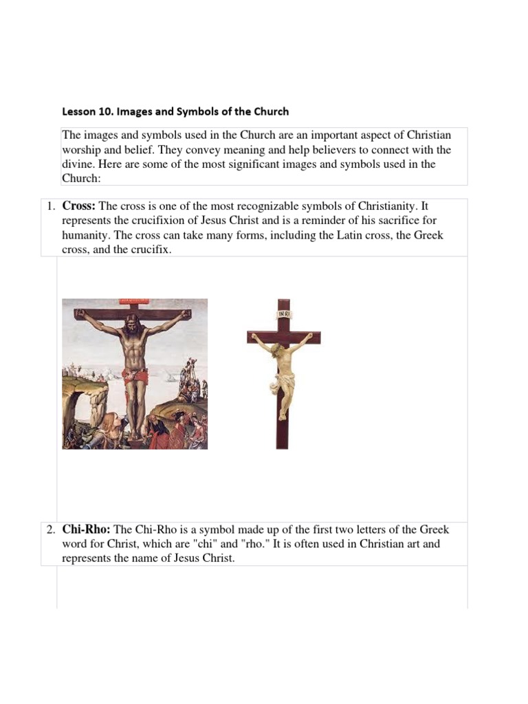 Key Symbols of Christianity Explained | PDF