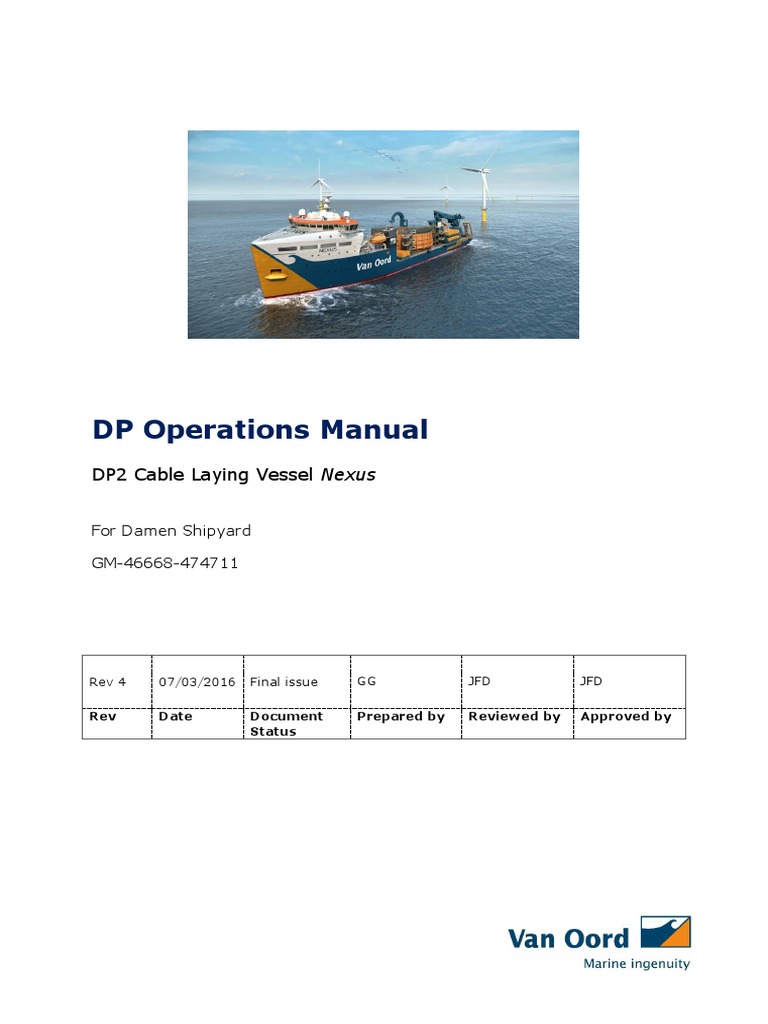 GM 46668-474711 Rev 4 Nexus DP Operations Manual | PDF