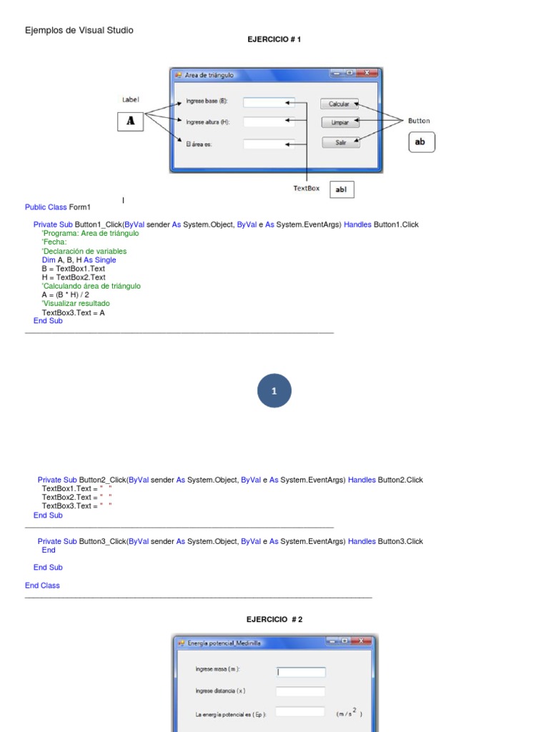 Programacion I Visual Basic PDF | PDF