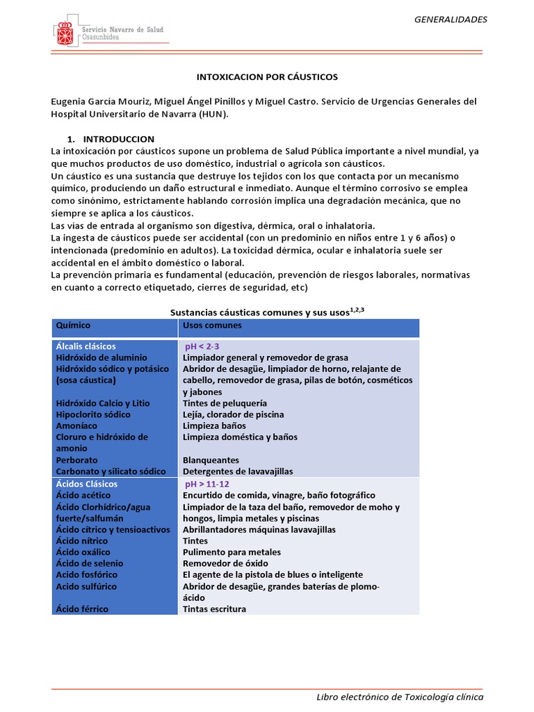 Causticacion PDF | PDF | Cocina, comidas y vino | Bienestar